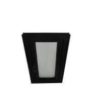China Roof Balcony Aluminum Casement Windows with 180 Degree Opening and Louver Curtain Type for sale