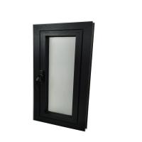 China Roof Balcony Aluminum Casement Windows with 180 Degree Opening and Louver Curtain Type for sale