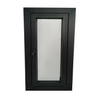 China Roof Balcony Aluminum Casement Windows with 180 Degree Opening and Louver Curtain Type for sale