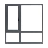 China Garage Shed/Villa/Basement/Gym/Wine Cellar Aluminium Casement Windows Design Assembled for sale
