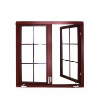 China Impact Resistant Casement Aluminum Window for Curtain Type Sliding and Roller Shutter for sale