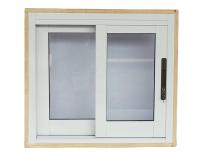 China High Security System Lock Sliding Window Pvc with FiberGlass Screen Netting Material for sale