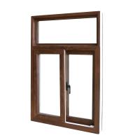 China High Security System Lock Sliding Window Pvc with FiberGlass Screen Netting Material for sale