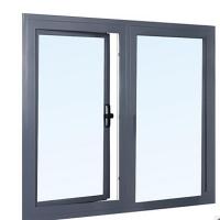 China Aluminum Hurricane Impact Windows Casement Black Picture Window Double Glazed Black Steel Windows for sale