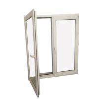 China Aluminum Hurricane Impact Windows Casement Black Picture Window Double Glazed Black Steel Windows for sale