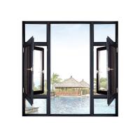 China Custom Triple Pane Casement Windows in Clear Glass Color for Sliding Curtain Type for sale