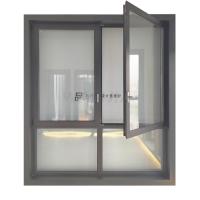 China Custom Triple Pane Casement Windows in Clear Glass Color for Sliding Curtain Type for sale