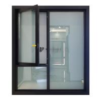 China Custom Triple Pane Casement Windows in Clear Glass Color for Sliding Curtain Type for sale