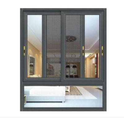 China Aluminium Sliding Doors and Windows for Residential Buildings Horizontal Opening for sale