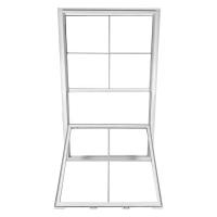 China 2023 Top Goods Single Hung Vinyl Windows with Customized Colors and Modern Design Style for sale
