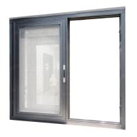 China Super Tempered Tinted Glass Aluminum Sliding Window for Farmhouse Unbreakable Safety for sale