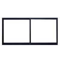 China Horizontal Opening Pattern Farmhouse Thermal Break Aluminium Sliding Glass Door Window for sale