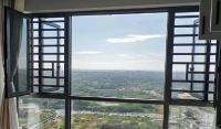 China House Louver Curtain Type Fixed Aluminum Casement Window with Black Color Sub Frame for sale
