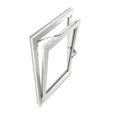 China Energy Saving Vinyl Tilt And Turn Window With VERTICAL Opening Pattern From Top for sale