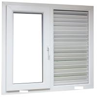 China Secure and Stylish FiberGlass Screen Netting Burglar Proof Casement Windows for House for sale