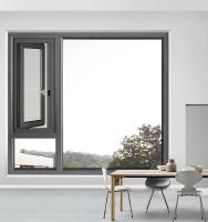 China Secure and Stylish FiberGlass Screen Netting Burglar Proof Casement Windows for House for sale