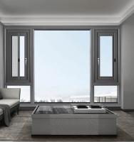 China Secure and Stylish FiberGlass Screen Netting Burglar Proof Casement Windows for House for sale