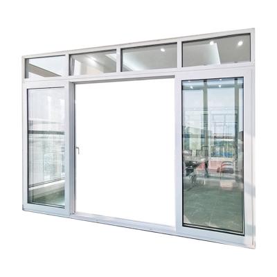 China Customized Colors Steel Profile Double Glazed Casement Windows with Black Aluminum Frame for sale
