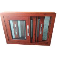 China Aluminum Alloy Frame Sliding Window for Hanging Curtain Type and Heat Insulation for sale
