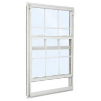 China Low-e Glass Vinyl Windows Clear Color Single Hung Window for Home Doors and Windows OEM for sale