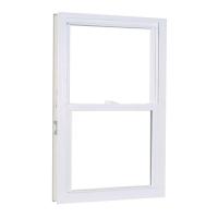 China Low-e Glass Vinyl Windows Clear Color Single Hung Window for Home Doors and Windows OEM for sale