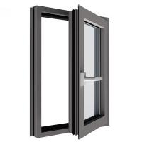 China Aluminum Alloy Casement Windows in Customized Colors for Beautiful French Swing Design for sale