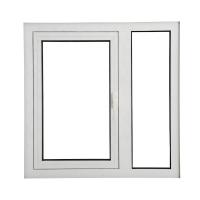 China Office Building Top Hung Upvc Casement Windows with Roller Shutter and Good Glass for sale