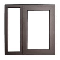 China Office Building Top Hung Upvc Casement Windows with Roller Shutter and Good Glass for sale