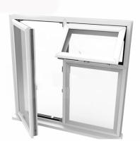 China Aluminum Alloy Triple Glazed Doors And Casement Windows With VERTICAL Opening Pattern for sale