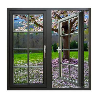 China 180 Degree Opening Aluminum Alloy Glass Folding Window Workshop Construction Design for sale