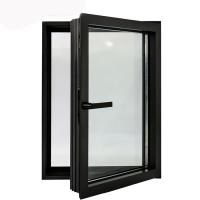 China 180 Degree Opening Aluminum Alloy Glass Folding Window Workshop Construction Design for sale