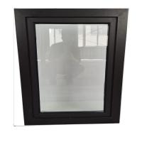 China Vertical Opening Louver Curtain Aluminum Casement Windows for Commercial Functionality for sale