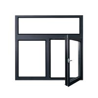 China Difference Double Aluminum Hurricane Impact Casement Windows with Manual Roller Shutter for sale