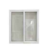 China Windproof Sliding Window Upvc Double Glazed Pvc Window with Horizontal Opening Pattern for sale