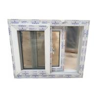 China Windproof Sliding Window Upvc Double Glazed Pvc Window with Horizontal Opening Pattern for sale