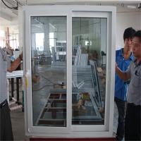 China Windproof Sliding Window Double Glazed Upvc Pvc House Windows from Grill Designs for sale