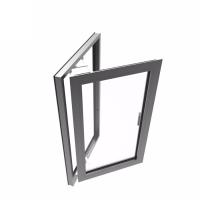 China Modern Aluminum Casement Blinds Roller Shutter Glass Window with Chinese Top Hardware for sale