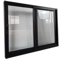 China Stainless Steel Screen Netting Aluminum Terrace Sliding Window Design for Blue Glass for sale