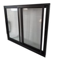 China Stainless Steel Screen Netting Aluminum Terrace Sliding Window Design for Blue Glass for sale