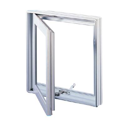 China FiberGlass Screen Netting Material Double Glazed Aluminum Casement Windows And Doors for sale