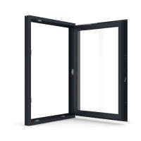 China FiberGlass Screen Netting Material Double Glazed Aluminum Casement Windows And Doors for sale