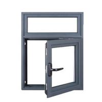 China FiberGlass Screen Netting Material Double Glazed Aluminum Casement Windows And Doors for sale