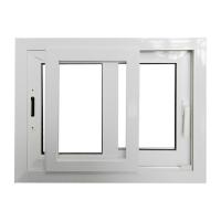 China Function Heat Insulation Steel Slide Slider for Brown Tilt Good Glass Sliding Doors for sale