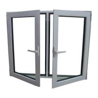 China Single Glass Type Double Glazed Aluminum Casement Window Dog Door for Chinese Top Hardware for sale