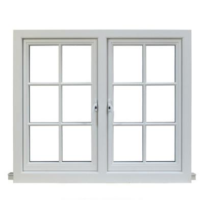 China 48 x 60 Single Arched Top Vinyl Upvc Casement Windows And Doors With Roller Shutter Blinds for sale