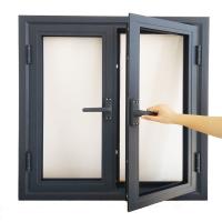 China Modern Design Large Casement Windows with Coustmer Requirement Glass Color 30X30 for sale