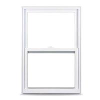 China Upvc Window Vinyl Single Hung Vinyl Replacement Windows with Heat Insulation Advantage for sale