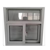 China Modern Design Black Aluminum Sliding Window with High Security System and Security Bars for sale