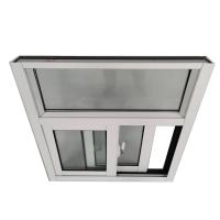 China Modern Design Black Aluminum Sliding Window with High Security System and Security Bars for sale