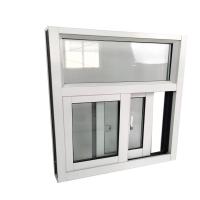China Modern Design Black Aluminum Sliding Window with High Security System and Security Bars for sale